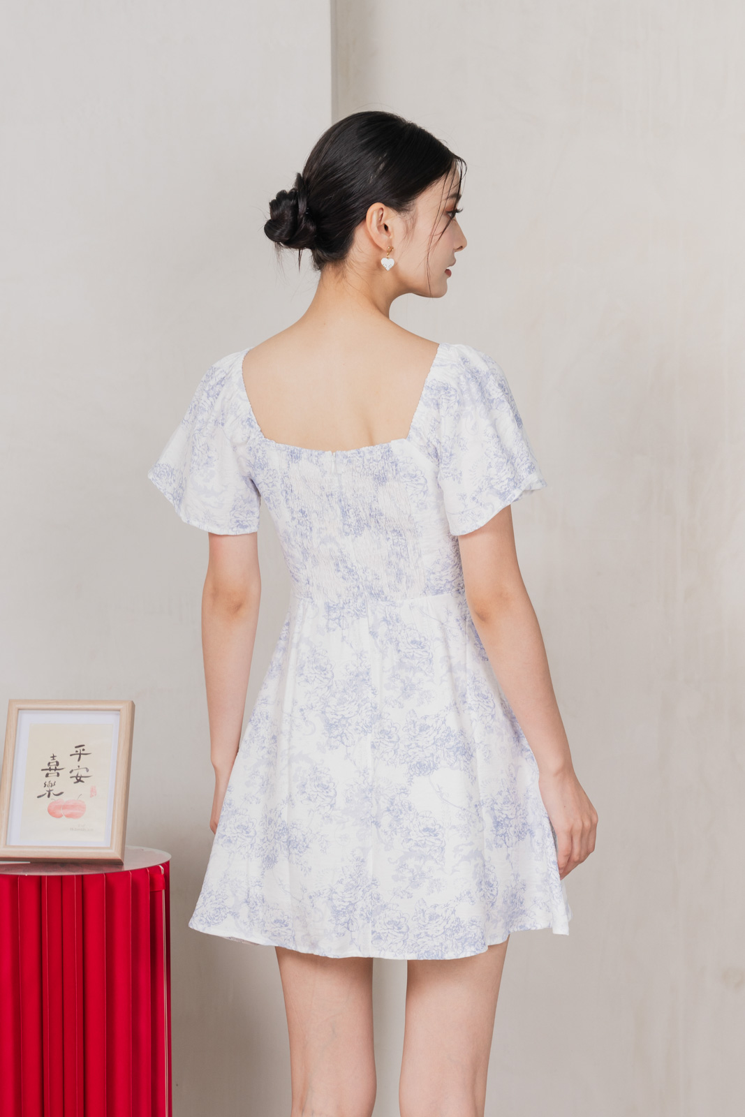 Beam Toile Dress Romper